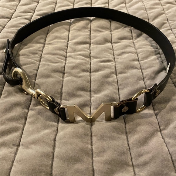Michael Kors | Accessories | Michael Kors Black Leather Belt | Poshmark